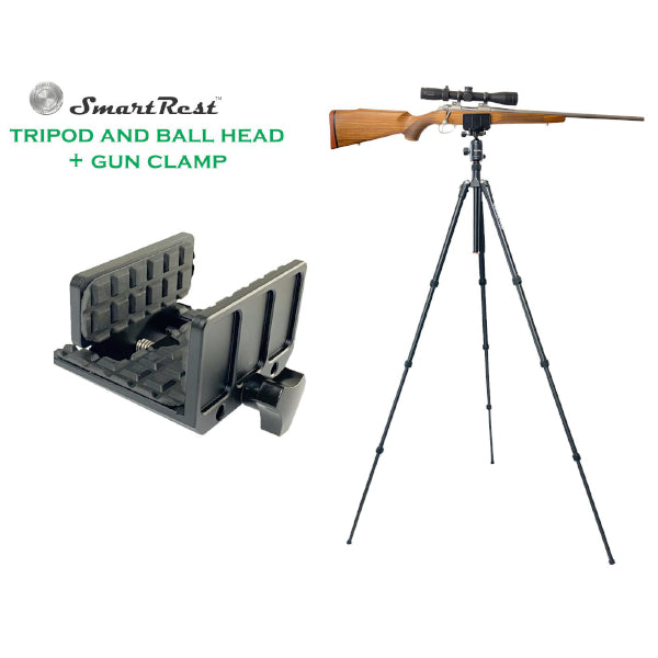 SmartRest Tripod with Ball Head & Gun Clamp – Melbourne Gun Works