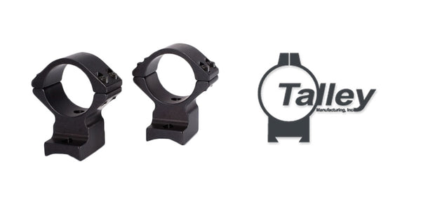 Talley 30MM Alloy Lightweight Rings - Black (Ex-Low, Tikka T3 and T3X ...